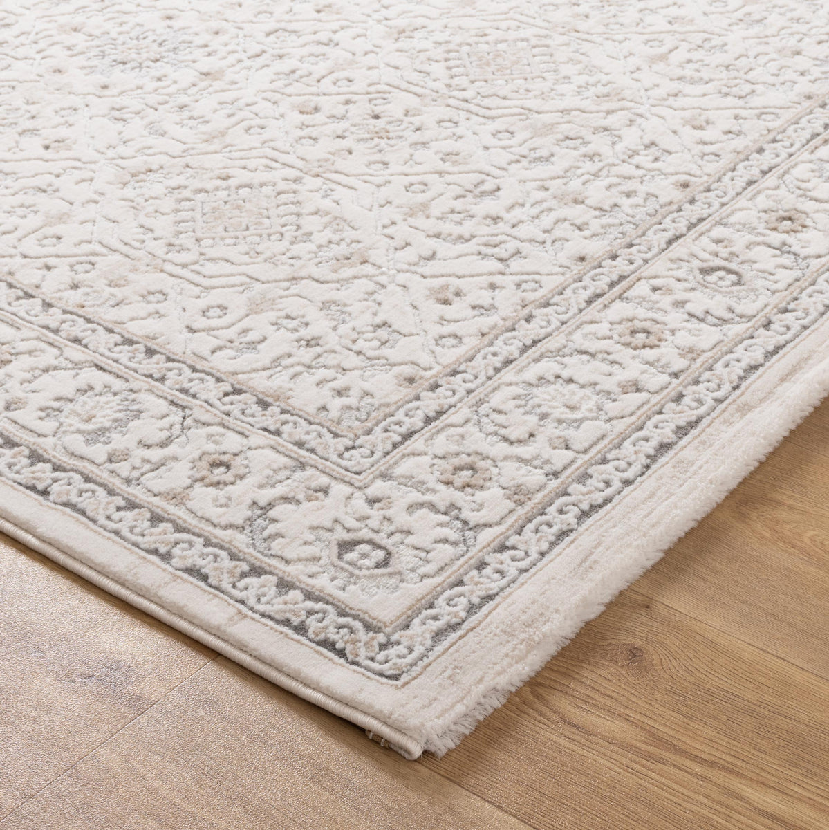 Maya Traditional Border Cream and Beige Rug - M103 – Adore Rugs & Flooring